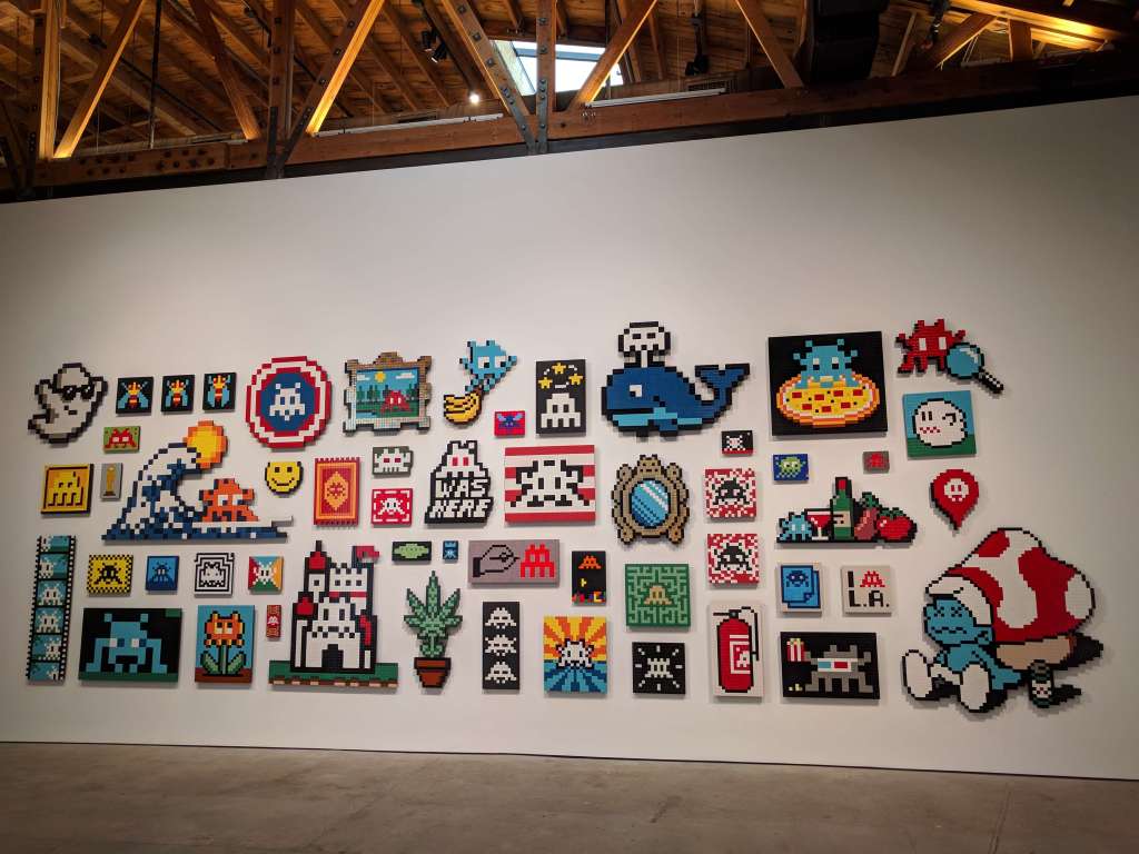 Inside “Invader, into the white cube” – DayDream Under the Stars