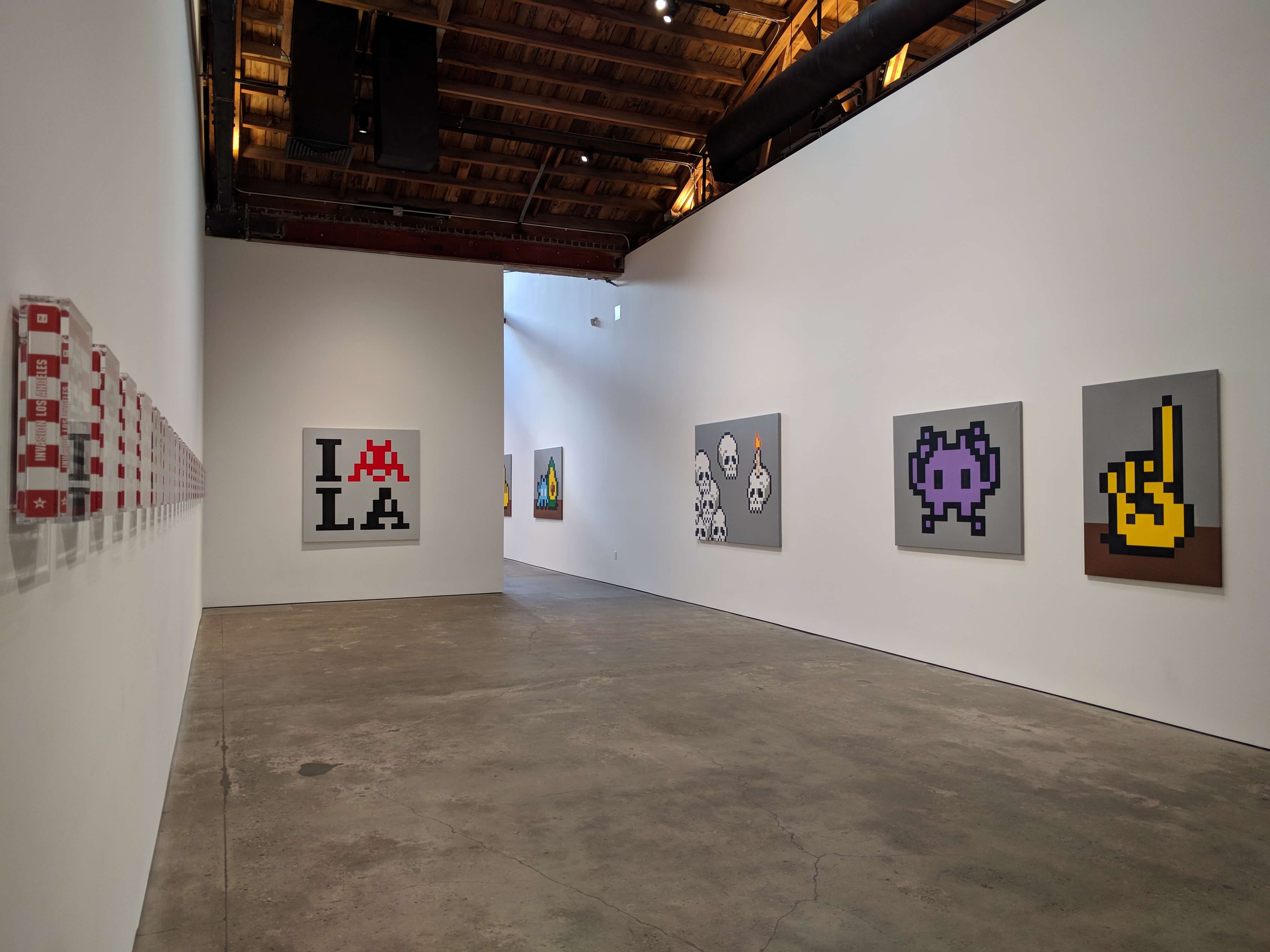 Inside “Invader, into the white cube” – DayDream Under the Stars