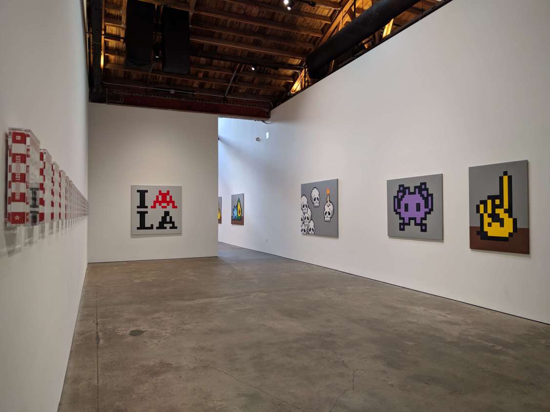 Inside “Invader, into the white cube” – DayDream Under the Stars