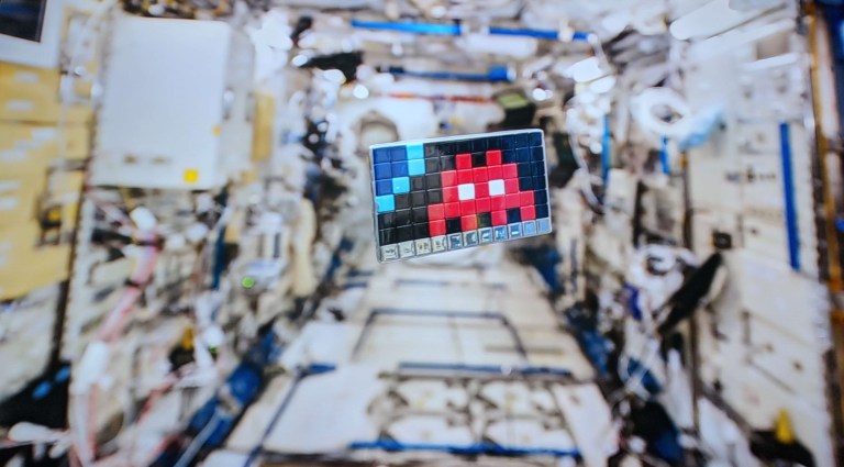 Inside “Invader, into the white cube” – DayDream Under the Stars