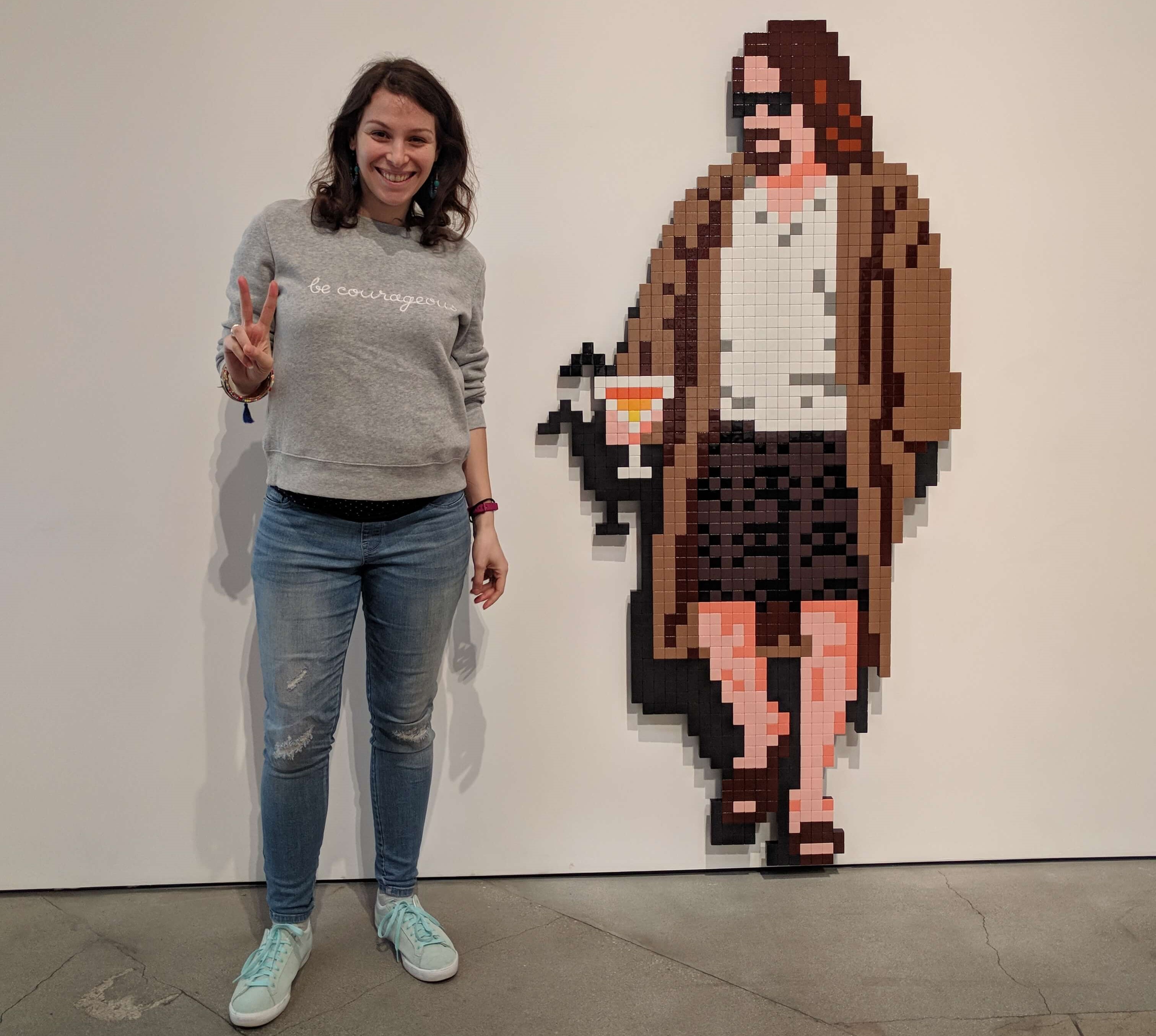 Inside “Invader, into the white cube” – DayDream Under the Stars