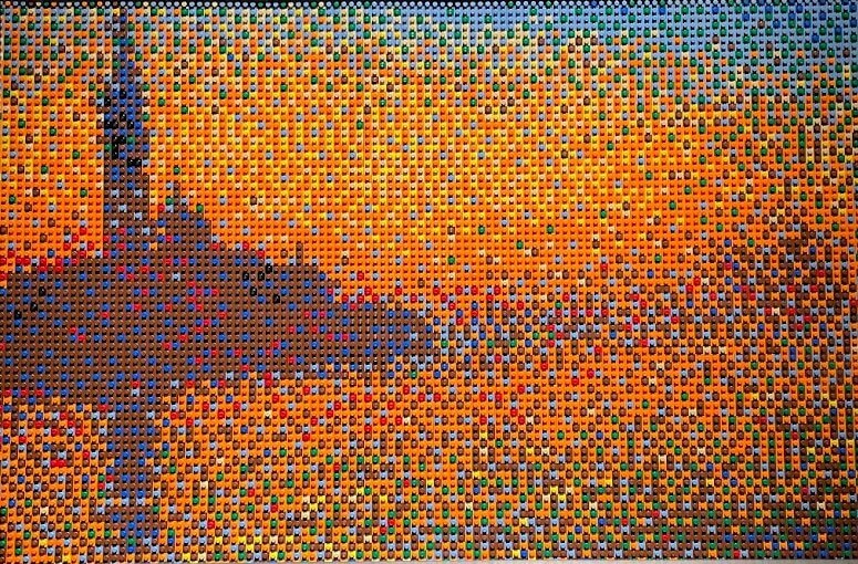 Inside “The Art of the Brick” – DayDream Under the Stars