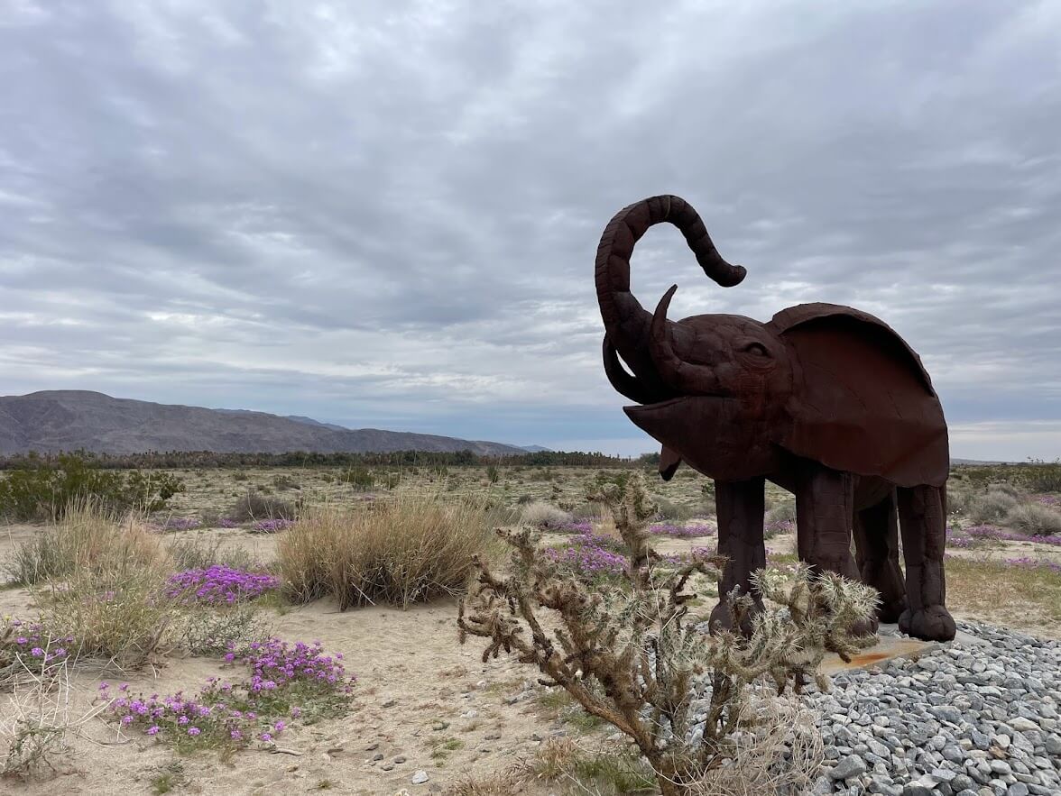 Sculptures hunting in the Anza-Borrego Desert – DayDream Under the Stars
